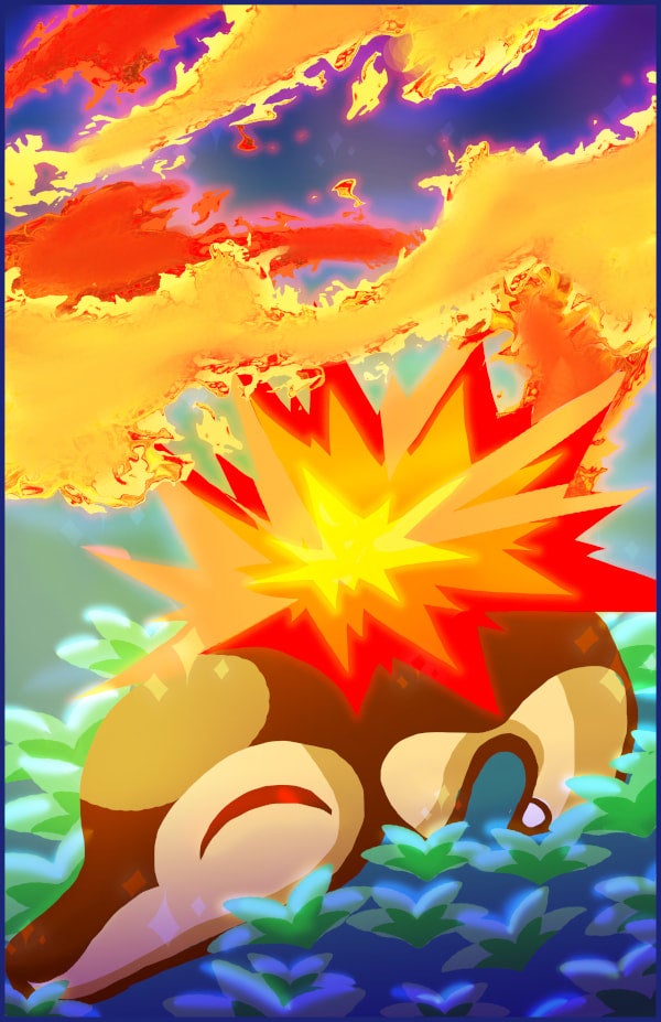 Shiny Quilava Wallpaper